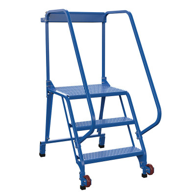 Tip-N-Roll Ladder 58 Deg 3 Straddle Perforated 24in Width, 350lb