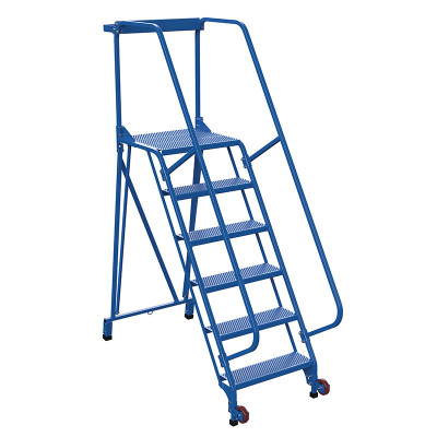 Tip-N-Roll Ladder 58 Deg 6 Straddle Perforated 24in Width, 350lb ...