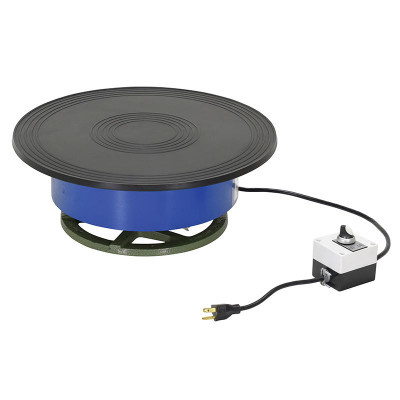 Clockwise Powered Turntable 18 x 18in, x 6-1/2in 750lb, Blue | CMTP