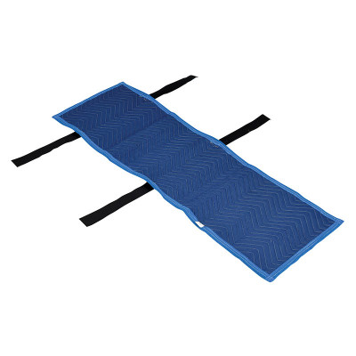 Hand Truck Moving Pad, Cotton, Velcro Straps, 1/8 x 16 x 55in ...