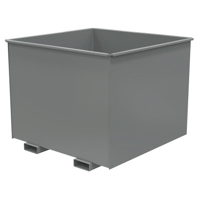 Rotating Box Hopper, 2-1/2 Cu Yd, 6,000 lb., Gray Semi Gloss