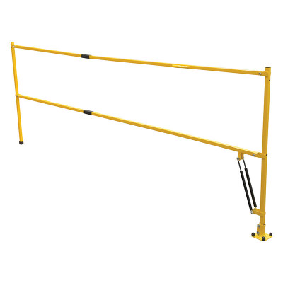 Steel Safety Lift Gate 10 Ft. Lowered Gate Width, Yellow