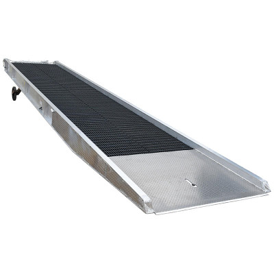 Aluminum/Steel Yard Ramp Grating, 74 x 30 Ft., 30,000 lb., Silver ...