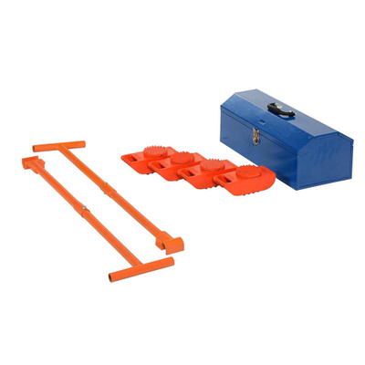 Steel Machine Roller Kit, 8,000 lb., Orange | CMTP