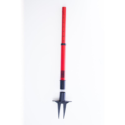 Plastic Web Barrier Stake, 42in, Red /, Black | Certified Material ...