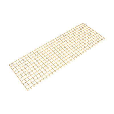 Bolt On Wire Mesh For Square Safety Handrail,60in Length, Yellow ...