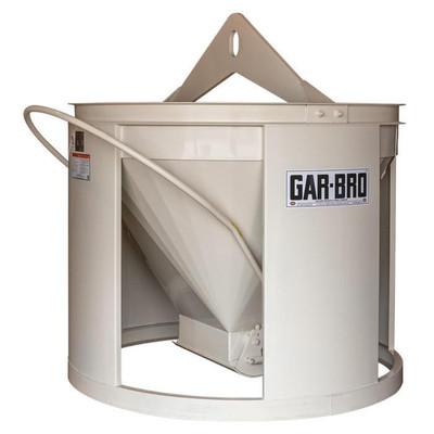 Concrete Bucket with Chute: G-Series, Side Chute | Pouring