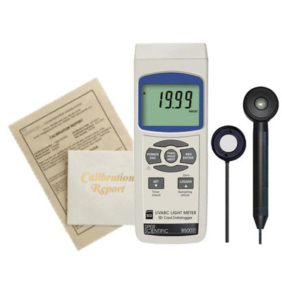 UV Light Meter (UVA/UVB/UVC) with NIST Calibration | Lab Grade ...