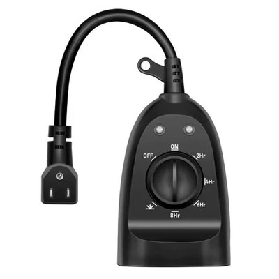 Outdoor Weatherproof Plug-In Timer | Dusk to Dawn Sensor | CMTP