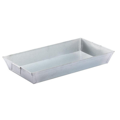 Galvanized Iron Pan, Square, 10qt | Sample Pans