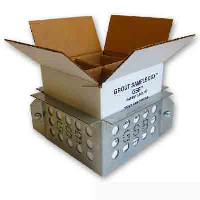Grout Sample Box Fixture