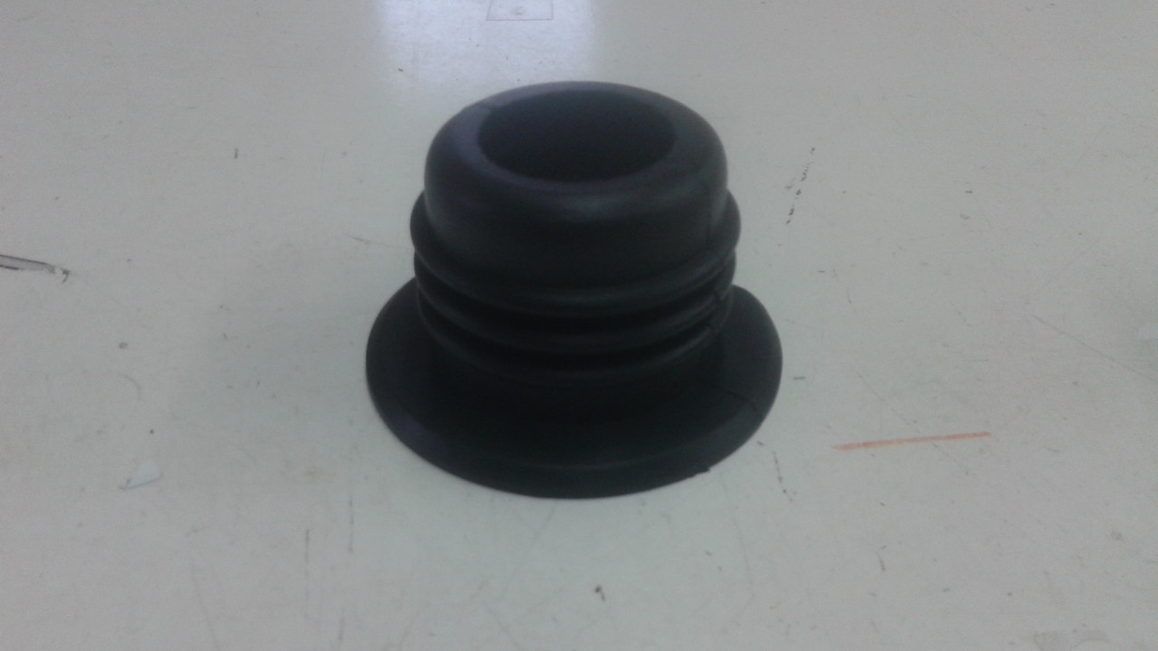 Exhaust boot black rubber - Gooseland