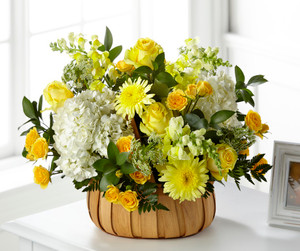 Rustic Remembrance Basket - Oak Farms - Flower Outlet Inc