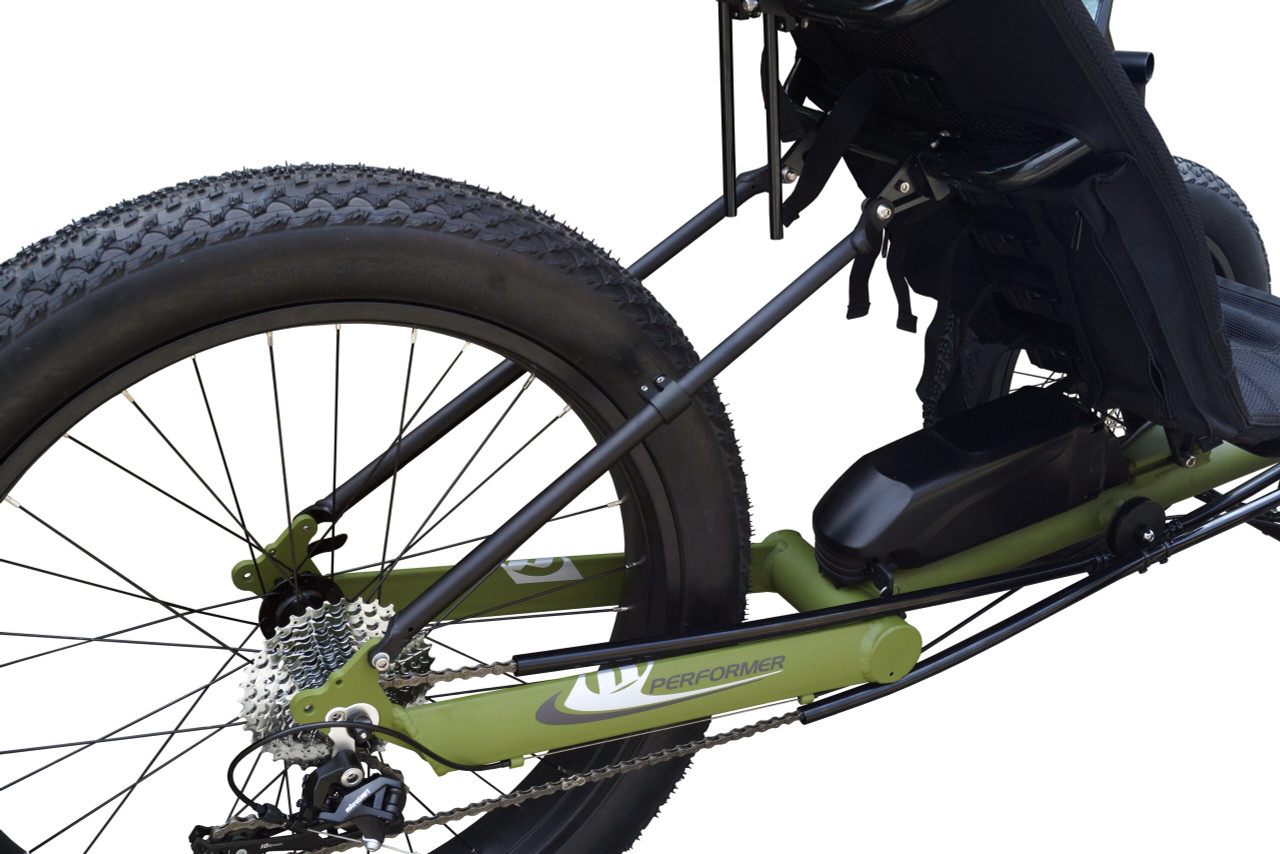 Performer-Cycles Defender Fat Tire Recumbent Trike – All-Terrain ...