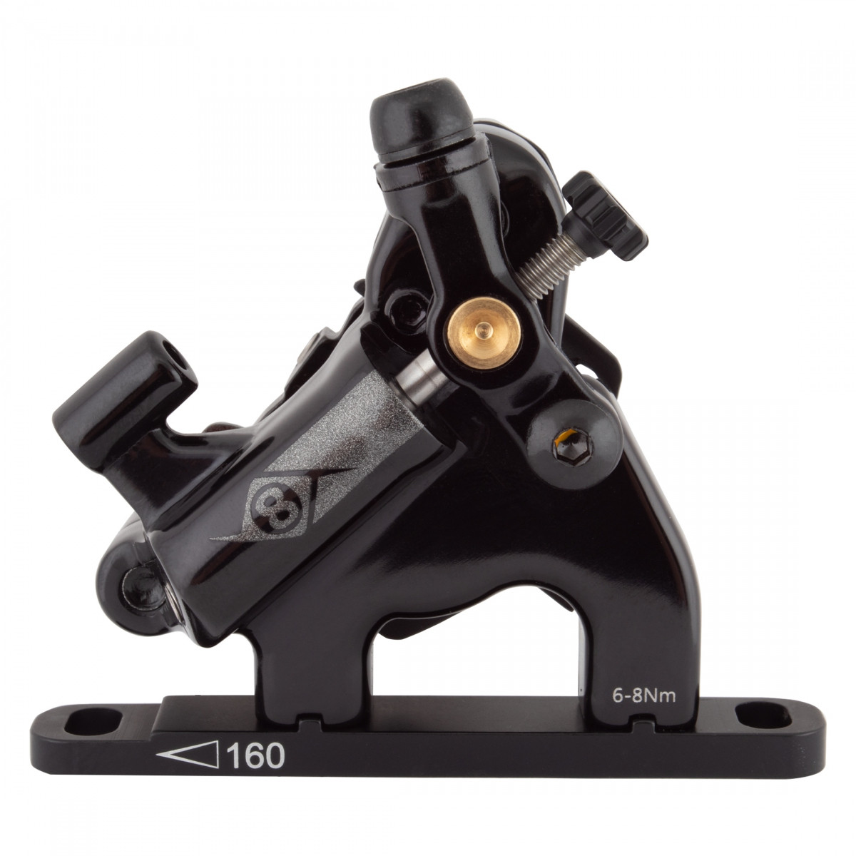 Origin8 Vise Road Mechanical/Hydraulic Flat Mount Disc Brake Black ...