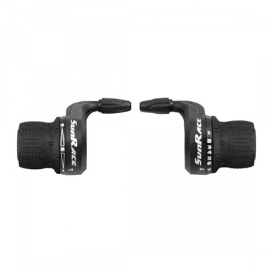 Sunrace M27 Twist Shifter Blk Left, 3s - True Bicycles