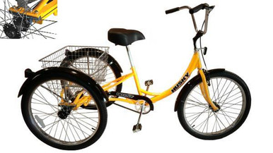 Husky Bicycles T-326 Industrial Tricycle – Durable and Reliable Trike ...