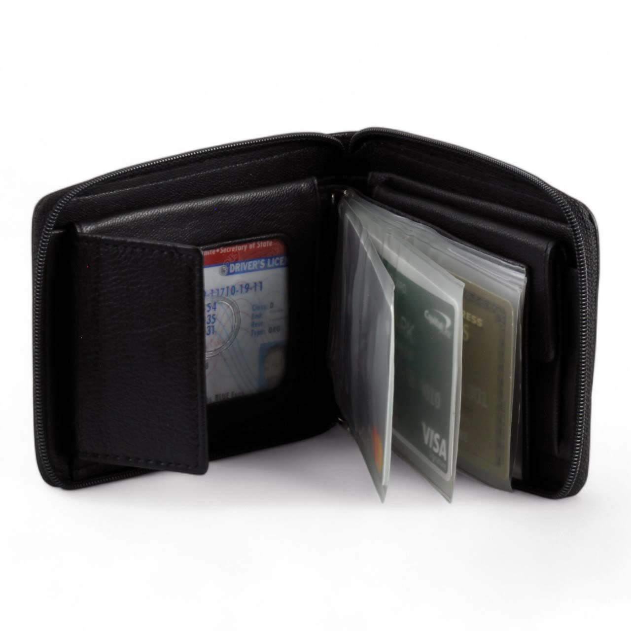 Zip Around Wallet - Unisex with RFID Protection