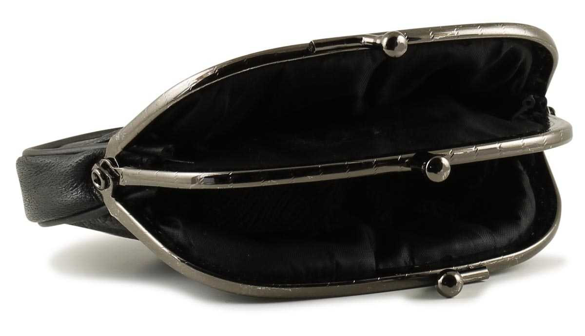 6" Double Kiss Lock Change Purse | Classic Double Pocket