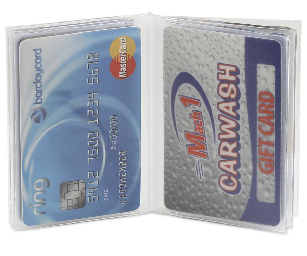 Wallet Inserts - Plastic Credit Cards Holders Windows