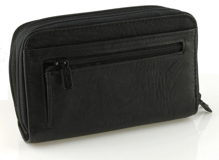 Buxton Heiress Rfid Double Zip Indexer Wallet