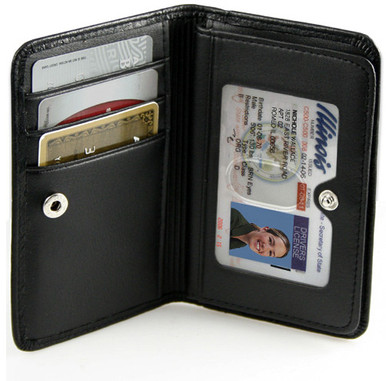 RFID Buxton Deluxe Leather Credit Card Case