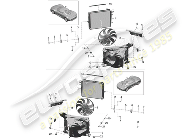 Radiator - Porsche (91810613302)dubai