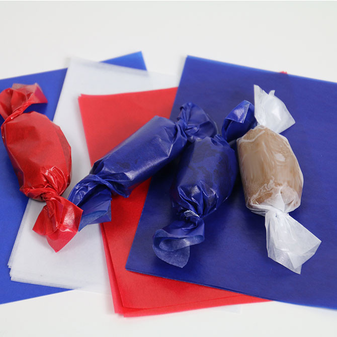 Blue Candy Wrappers 1lb Package