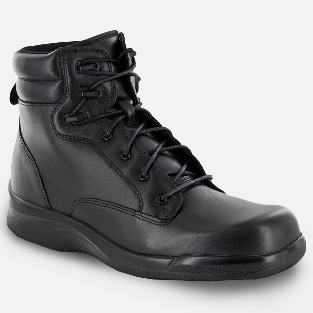 APEX Men's Biomechanical Triple-Strap Work Boot - Black