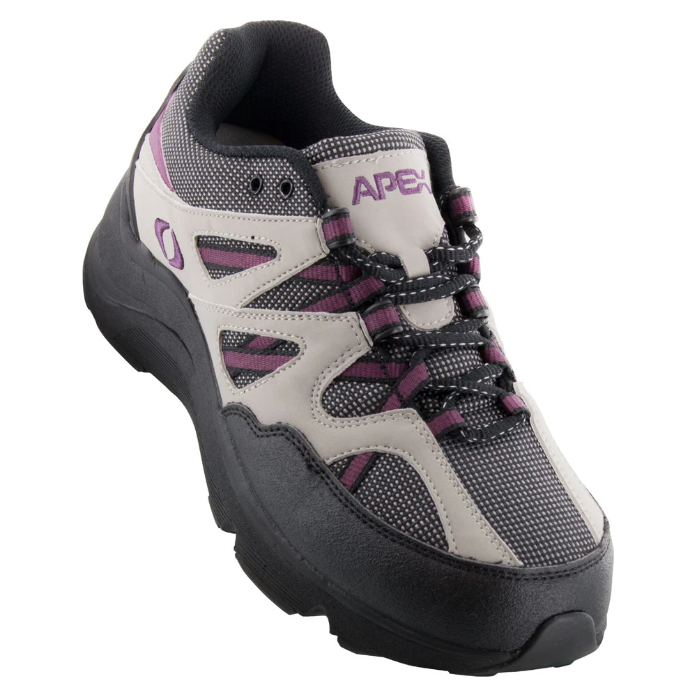 APEX Women's Sierra Trail Runner Active Shoe - V753W - Grey/Purple