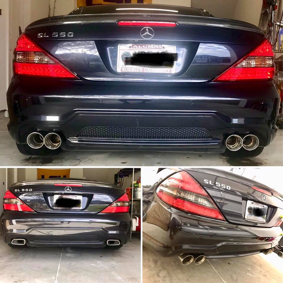 Mercedes Benz R230 SL500 SL550 SL600 03-12 Exhaust Systems