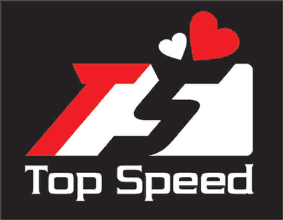 Top Speed Pro-1 Performance 2-Tone 3"x2.5" Valentine's Day Decal