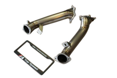 Top Speed Pro1 Nissan Skyline GTR R35 09-15 Titanium Turbo Mid Y-Pipe ...