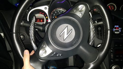 370Z Z34 09-15 Extended Length Upgrade Carbon Fiber Paddle Shifter Kit