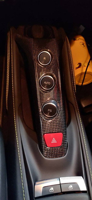 Ferrari F1 Gear button available in carbon fiber Black , Red, Tri color