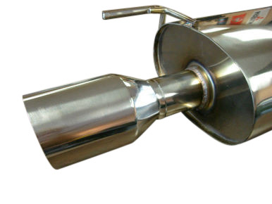 Universal 114MM 4.5" Slide on Carbon Fiber Tip Exhaust Upgrade ...