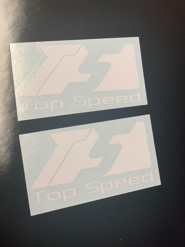 Top Speed Logo Vinyl decal 3"x1.5"