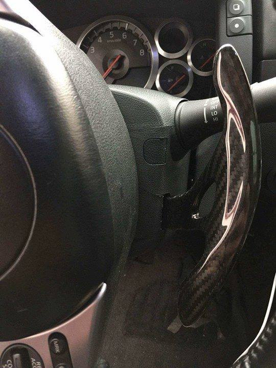 GTR R35 09-16 Extended Length Upgrade Carbon Fiber Paddle Shifter Kit