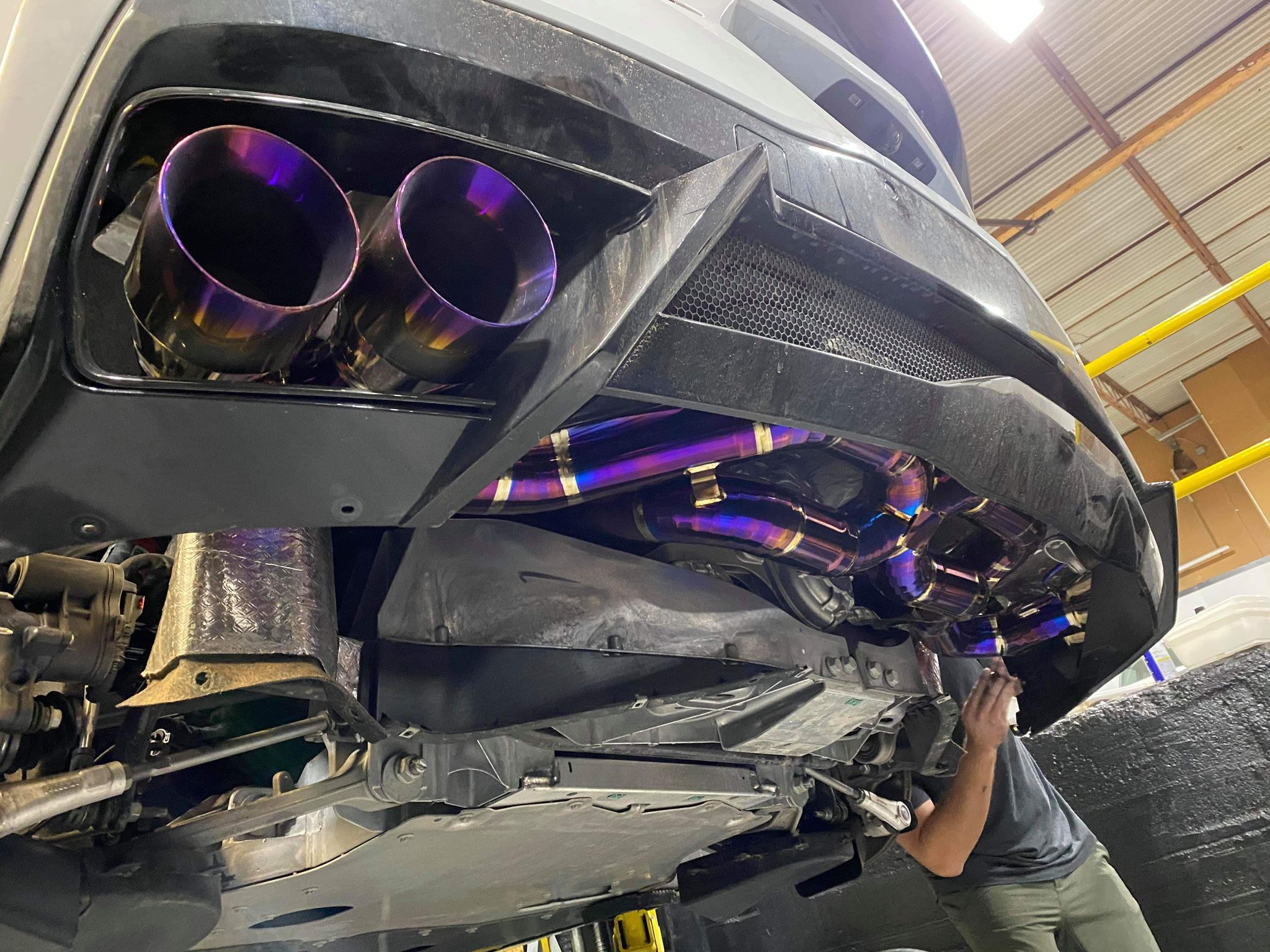 Chevrolet Corvette C8 6.2L 2020-up TOP SPEED PRO-1 Full Titanium X-Pipe ...