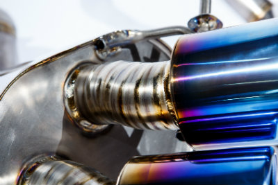 Top Speed Titanium Exhaust System BMW M3 E92 E46 Evo X Ferrari 355 F355 ...