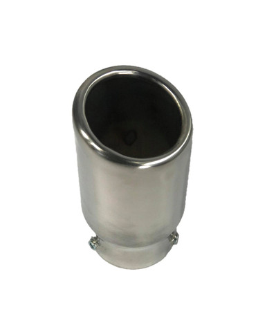 Universal Bolt on Exhaust Tip Muffler Tips 2" ID 5.5" Length 63mm Round Tip