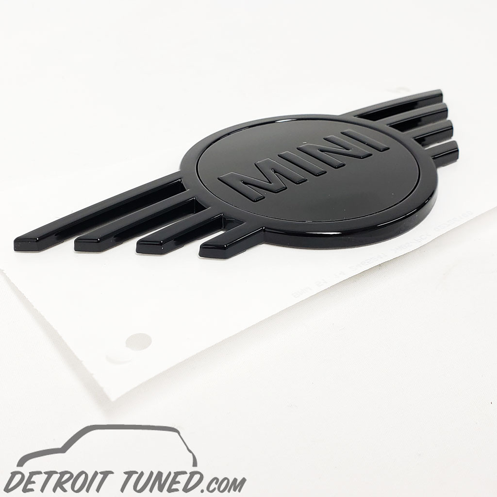 MINI Bonnet Emblem Black Gen 3