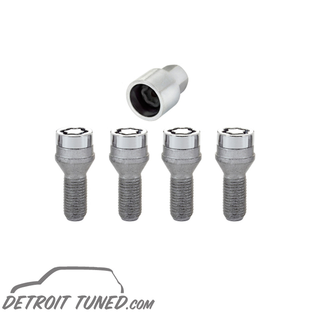 Black Wheel Lock Bolt Set