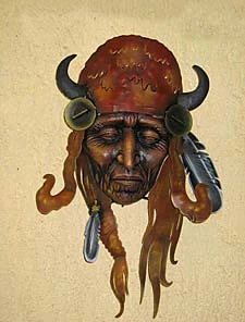 Apache Face 1 - Iron Elegance