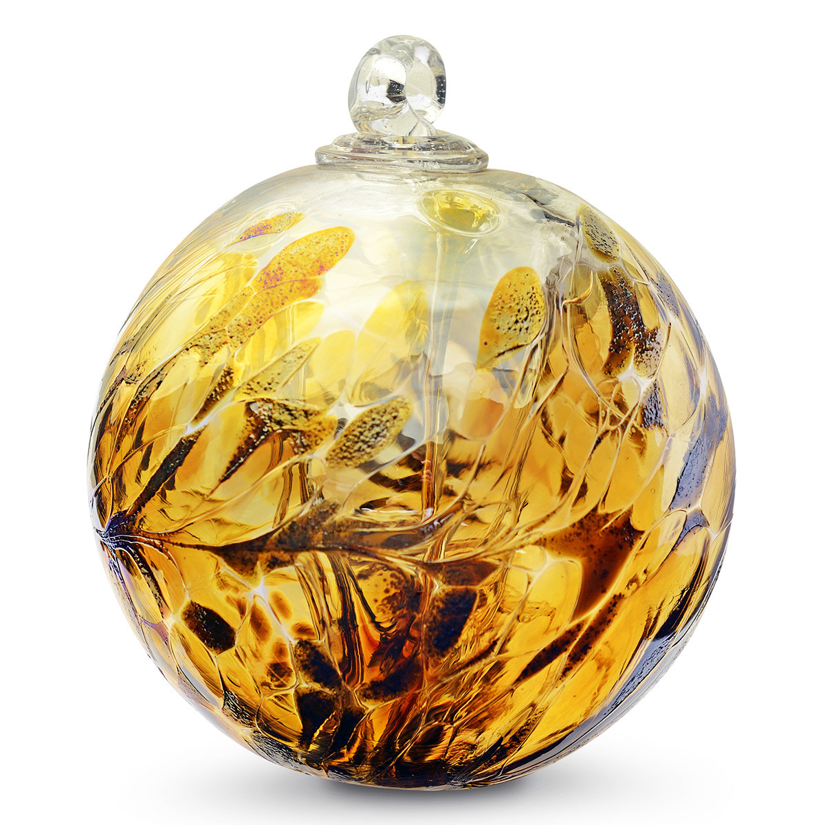 Witch Ball Bloom Iridized - Iron Elegance