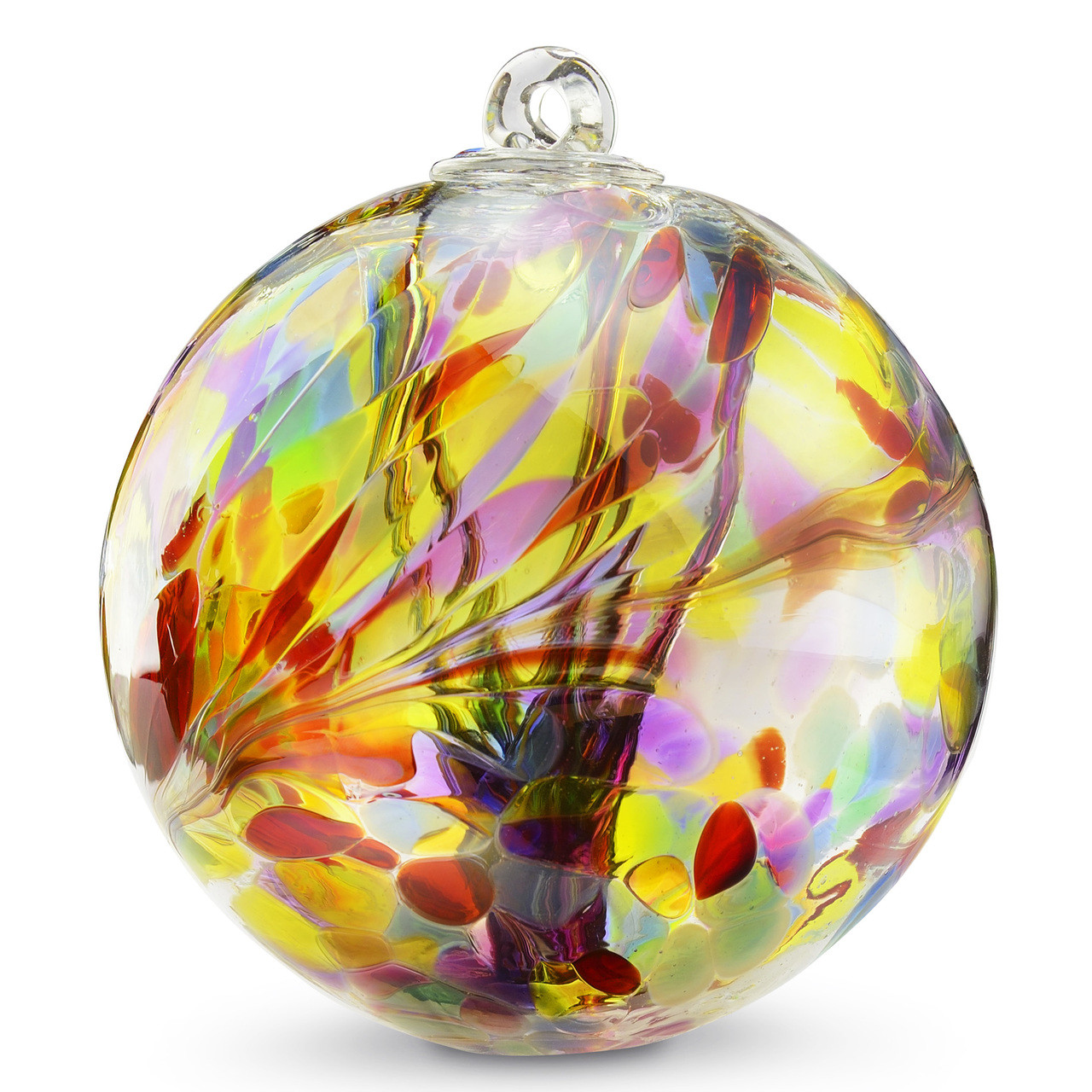 Witch Ball Bloom Iridized - Iron Elegance