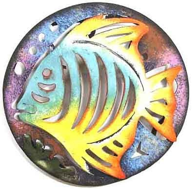Tropical Fish Medallion - Iron Elegance