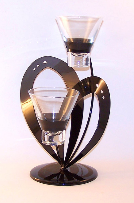 Scarab Candle Holder Double - Iron Elegance