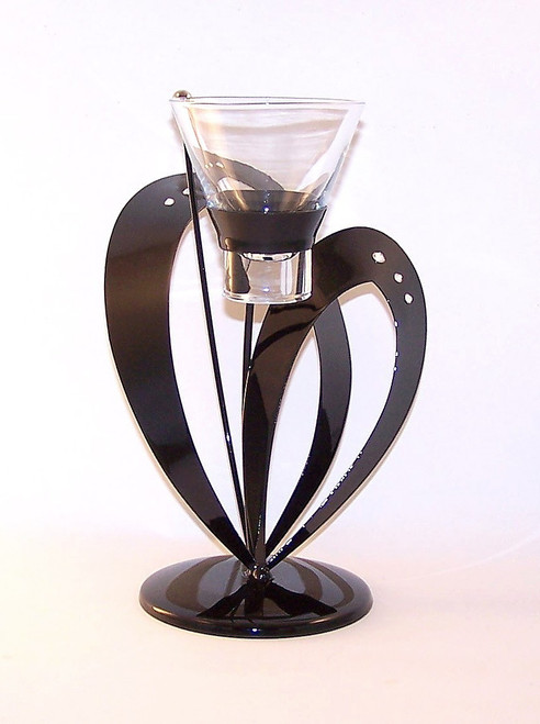 Scarab Candle Holder Single - Iron Elegance