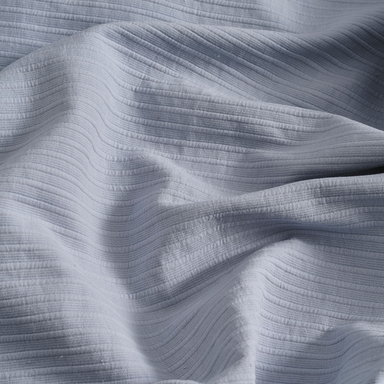 Luxury Cotton Rib Coverlet - Silver Ice | Canningvale